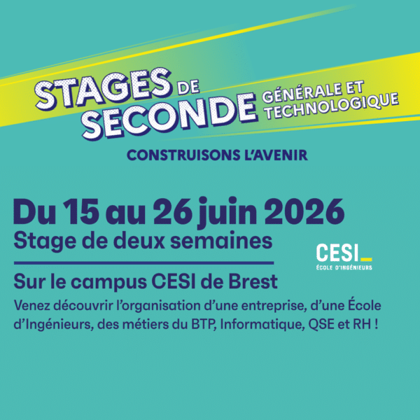 Stage 2nde à CESI Brest : venez découvrir le campus